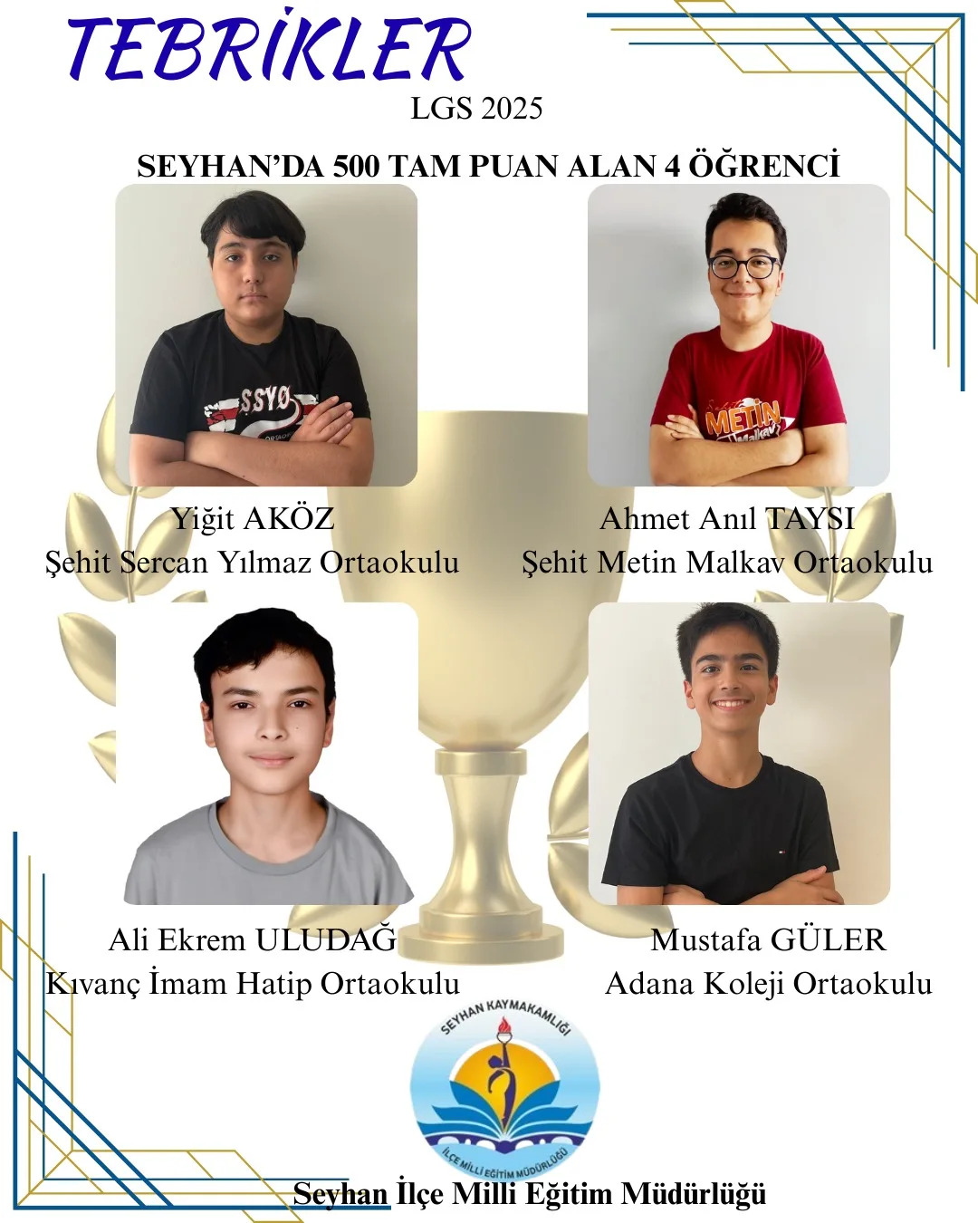 Seyhan’dan Türkiye Birinciliğine 4 İmza! - Son Dakika Adana Haberleri